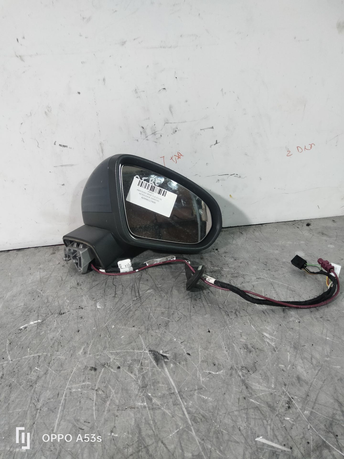 A0998117400 RETROVISEUR DROIT / 344921 POUR MERCEDES-BENZ CLA C118 CLA ...