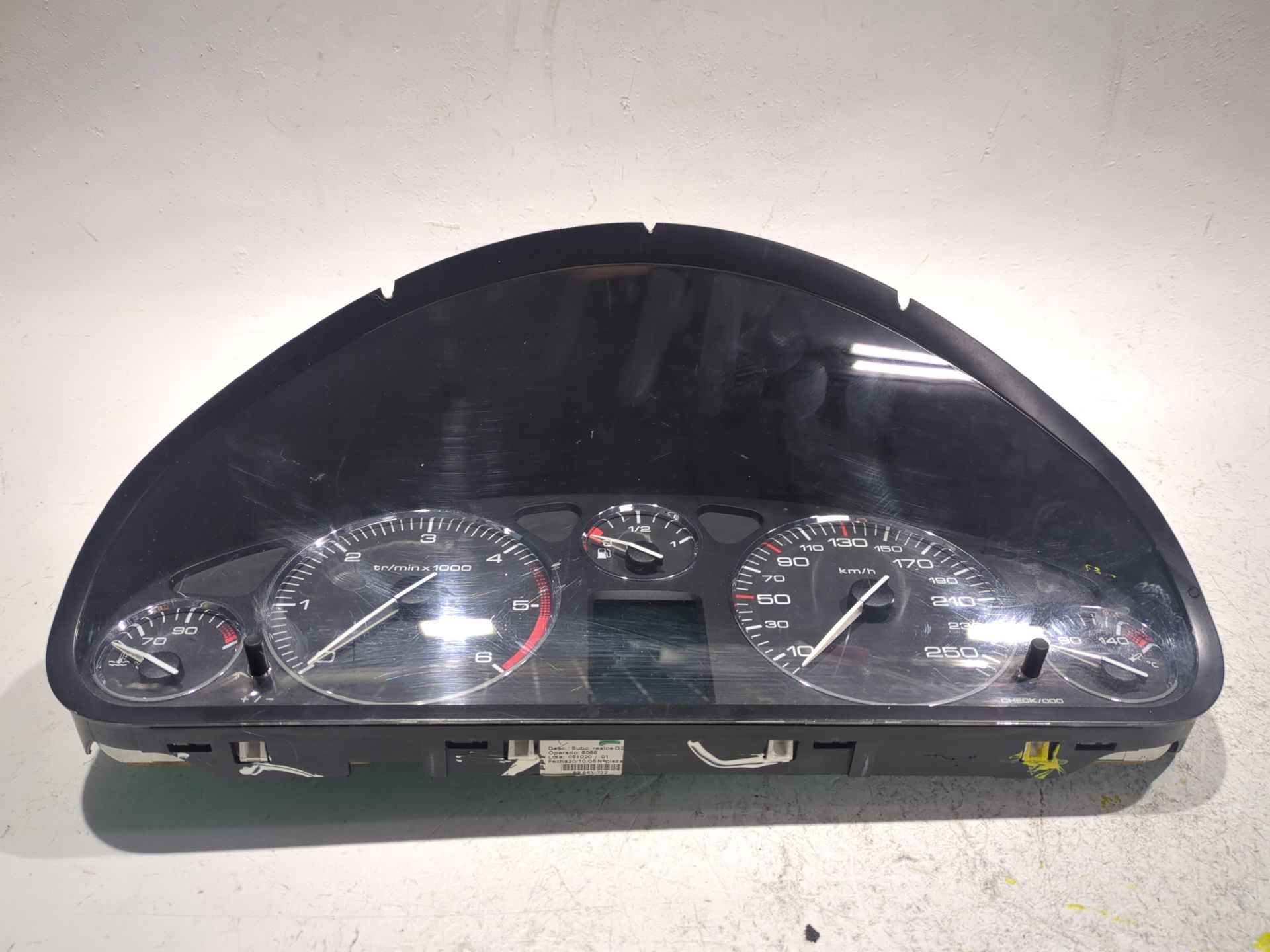 9646283280 COMPTEUR DE Vitesse Tableau De Bord / 39855 Pour Peugeot 407 ...